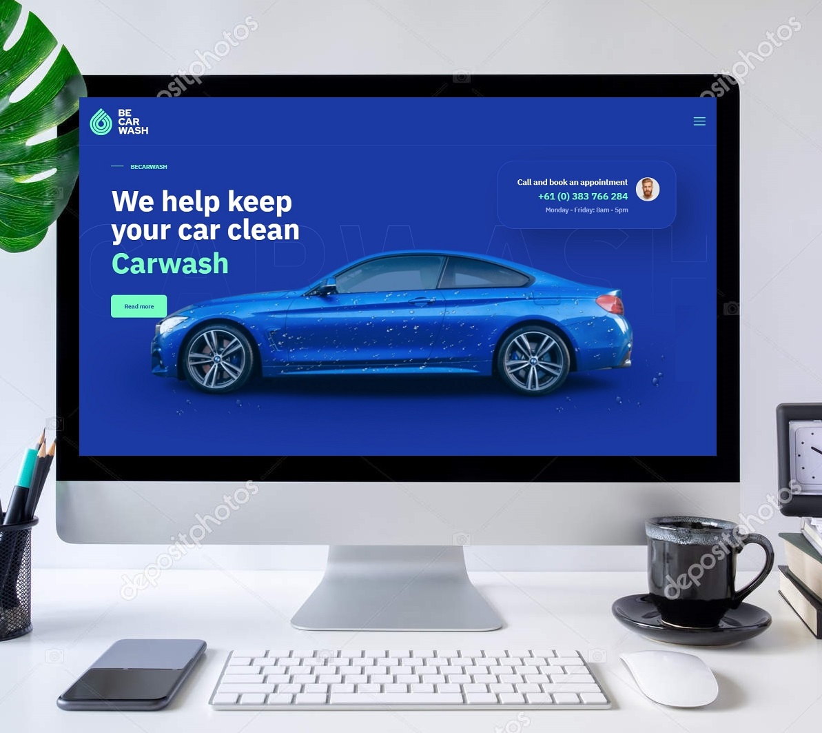 'Car Wash 3' is an elegant responsive WordPress theme for car washes ...